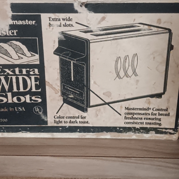 TOASTMASTER | Kitchen | Vintage Electric Toastmaster Toaster Extra Wide ...
